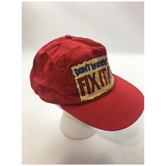 Vintage | Accessories | Vintage Dont Worryill Fix It Novelty Hat | Poshmark